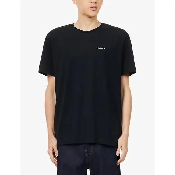 FINISTERRE Harlyn Logo-print Cotton T-shirt - Black