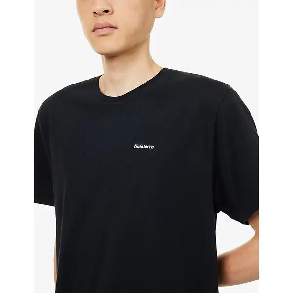 FINISTERRE Harlyn Logo-print Cotton T-shirt - Black