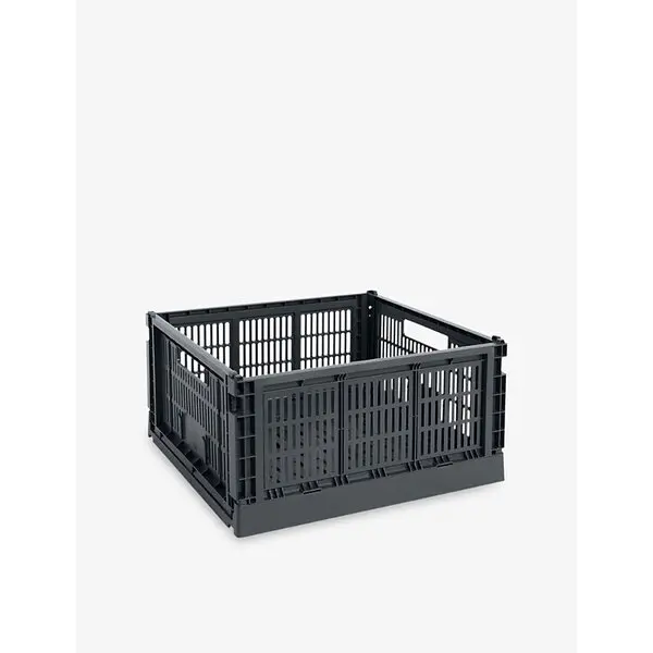HAY Square Colour Crate Large - Charcoal