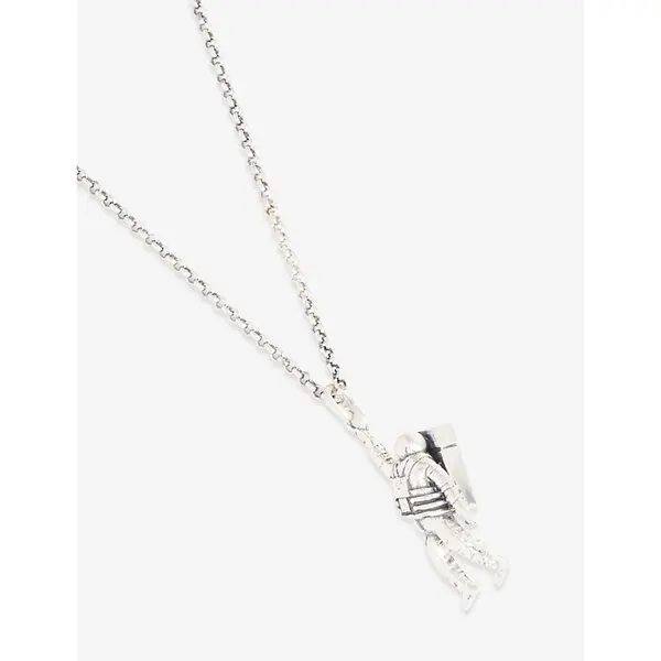 SERGE DENIMES Pioneer Sterling Pendant Necklace