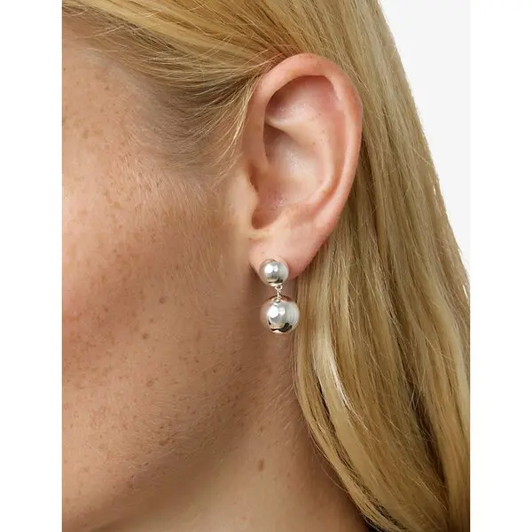 Lié Studio Caroline Sterling Drop Earrings - Silver
