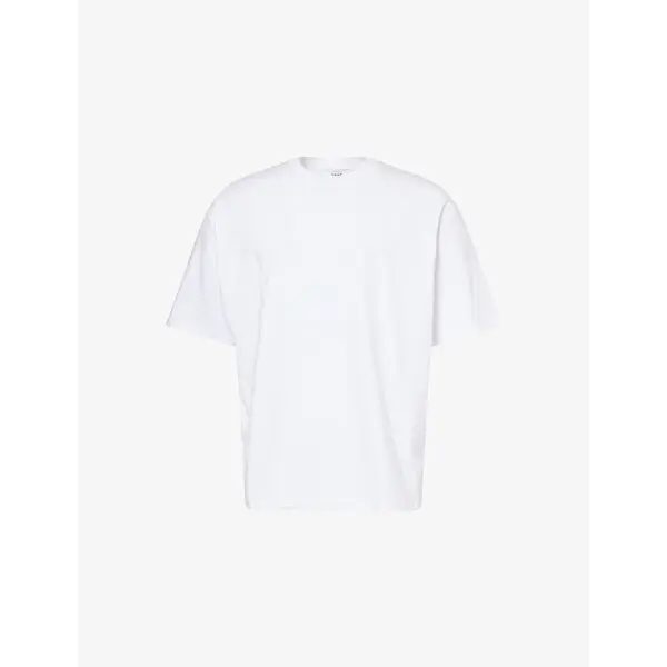 ARNE Essential Relaxed-fit Cotton-jersey T-shirt Xxl - White
