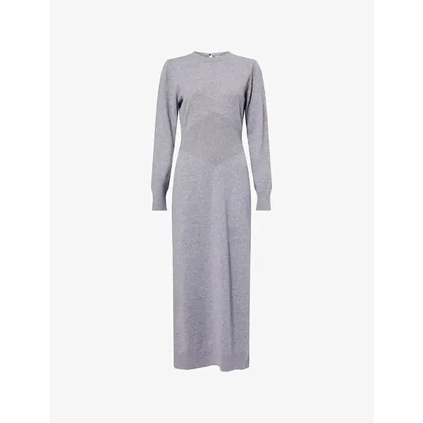 Givenchy Cashmere Midi Jumper Dress - Medium Grey | Editorialist