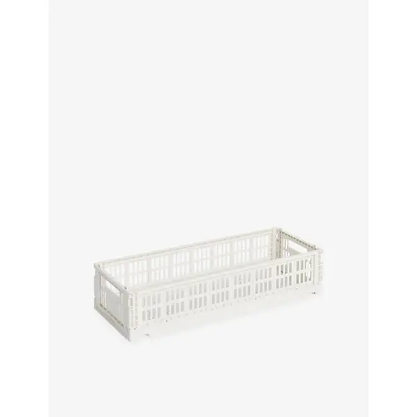 HAY Oblong Stackable Crate - Off-white