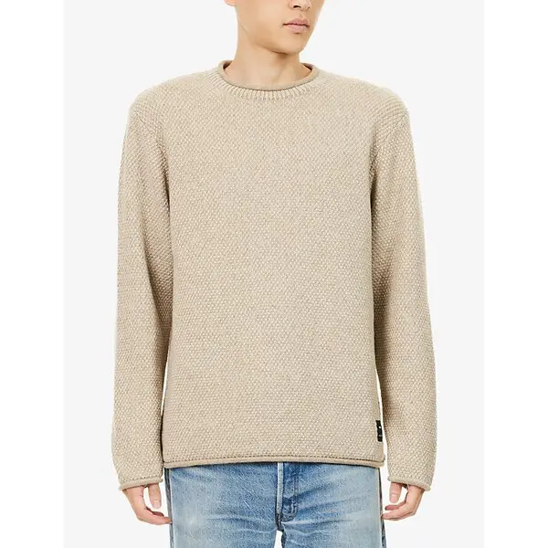 FINISTERRE Barents Long-sleeve Wool-blend Jumper - Oatmeal