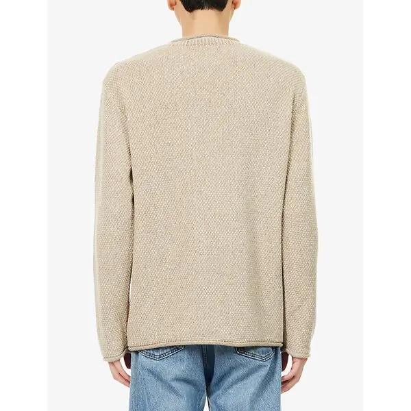 FINISTERRE Barents Long-sleeve Wool-blend Jumper - Oatmeal