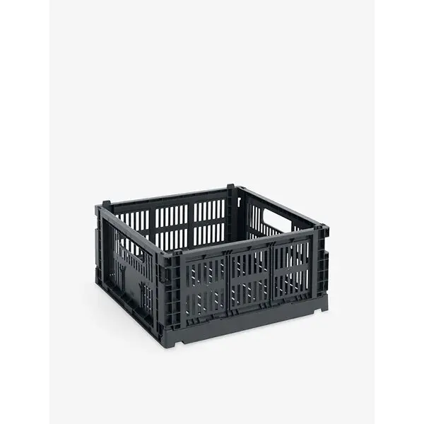 HAY Square Colour Crate Medium - Charcoal