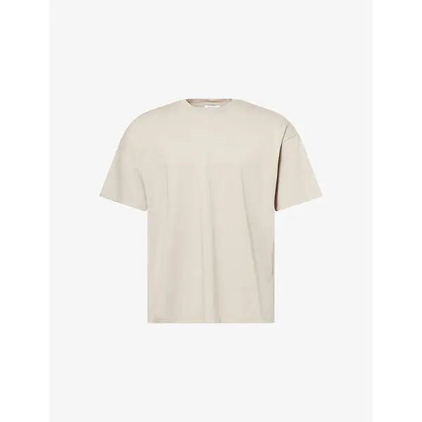 ARNE Essential Relaxed-fit Cotton-jersey T-shirt - Stone