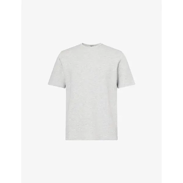 ARNE Everyday Luxe Short-sleeve Cotton-jersey T-shirt - Marl Grey