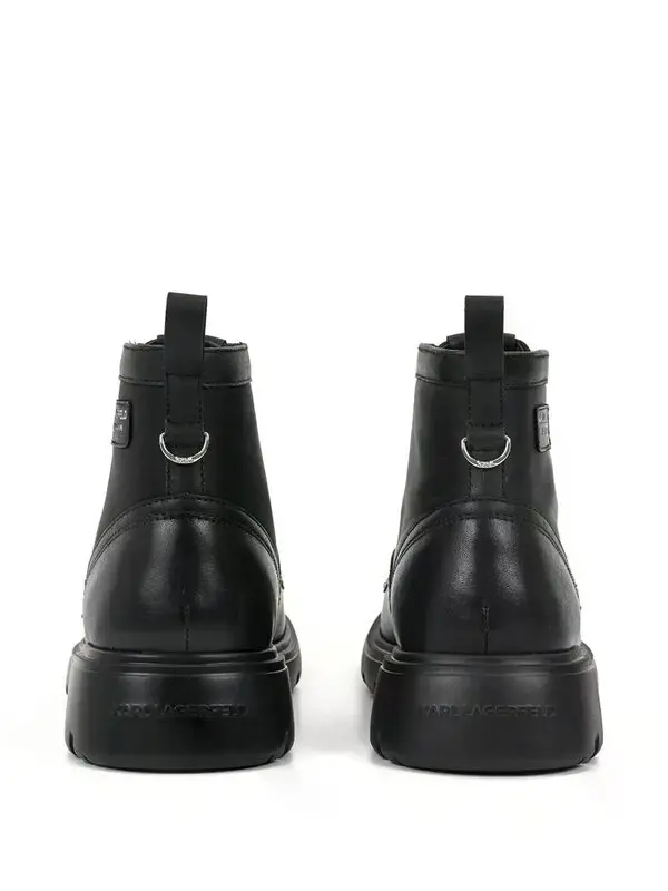 Karl Lagerfeld Lace-up Platform Boots