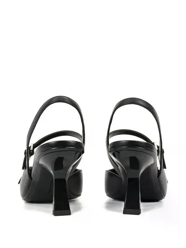 Karl Lagerfeld Slingback Buckle Pumps