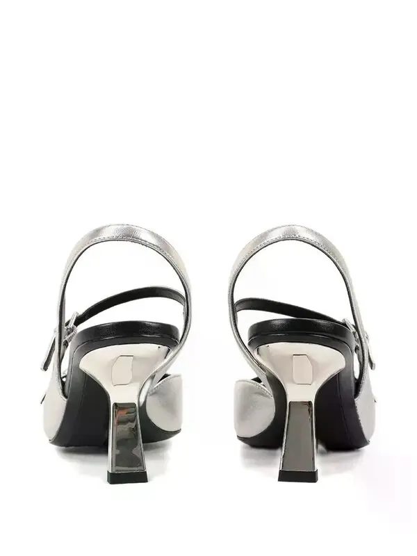 Karl Lagerfeld Buckle-detail Slingback Pumps
