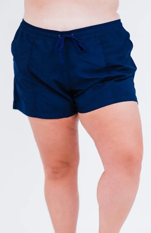 CALYPSA Board Shorts With Upf 50+ Sun Protection - Navy