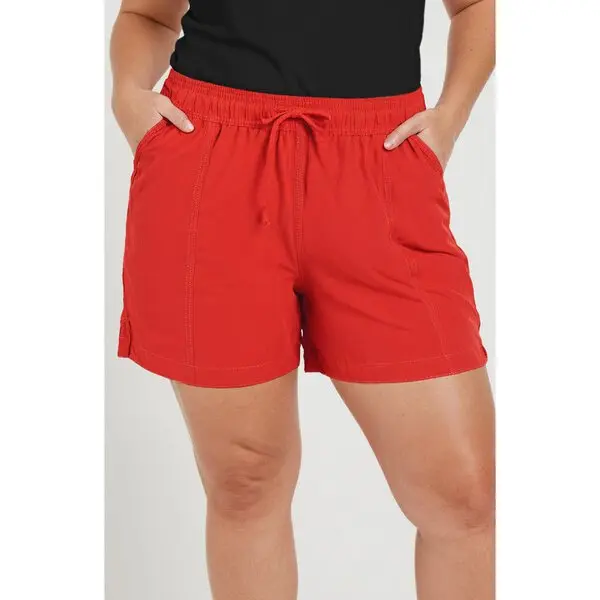 CALYPSA 4" Board Shorts - Red