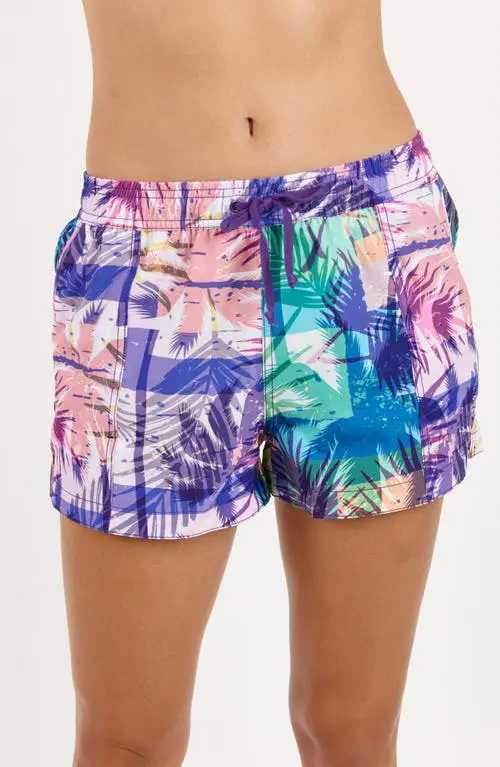 CALYPSA Board Shorts With Upf 50+ Sun Protection - Palm Beach