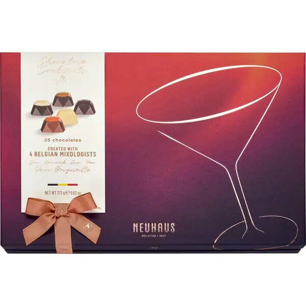 NEUHAUS Chocolate Cocktails 25-piece Chocolate Assortment - Red