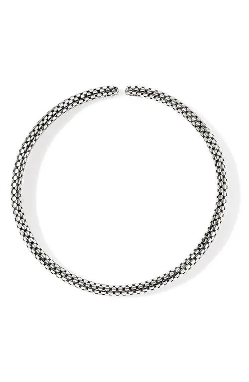 John Hardy Dot Coil Choker Necklace - Silver