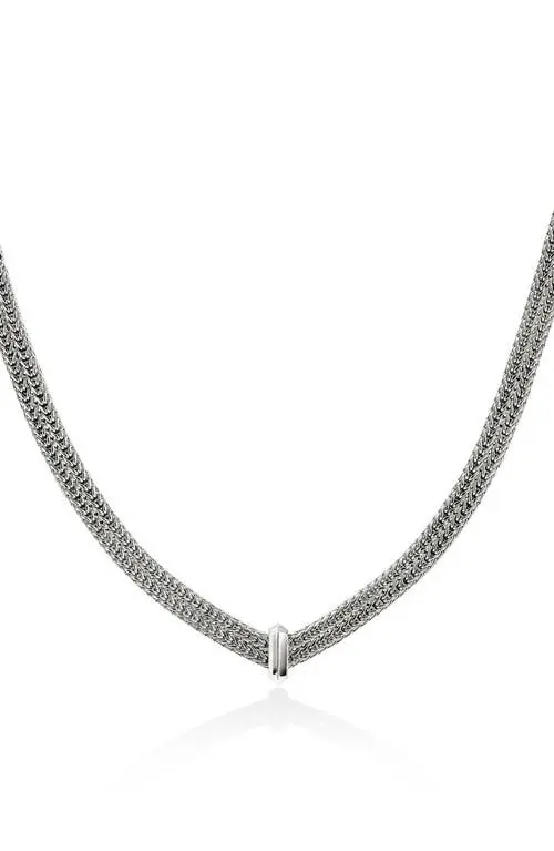 John Hardy Icon Link Pavé Diamond Necklace - Silver