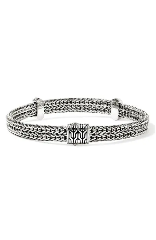 John Hardy Icon Link Diamond Station Bracelet