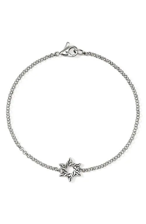 John Hardy Jh Essential Star Of David Bracelet - Silver