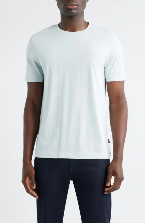 BOSS Thompson Heathered T-shirt - Light/pastel Blue