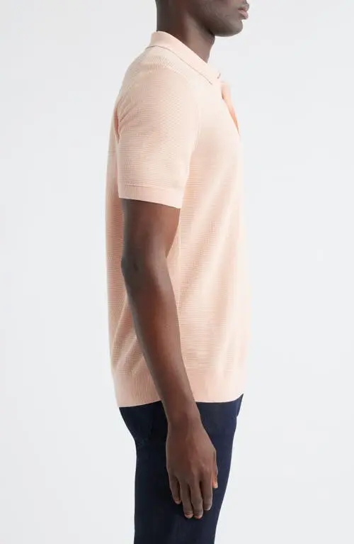 BOSS Iannotti Cotton Blend Polo - Light/pastel Pink