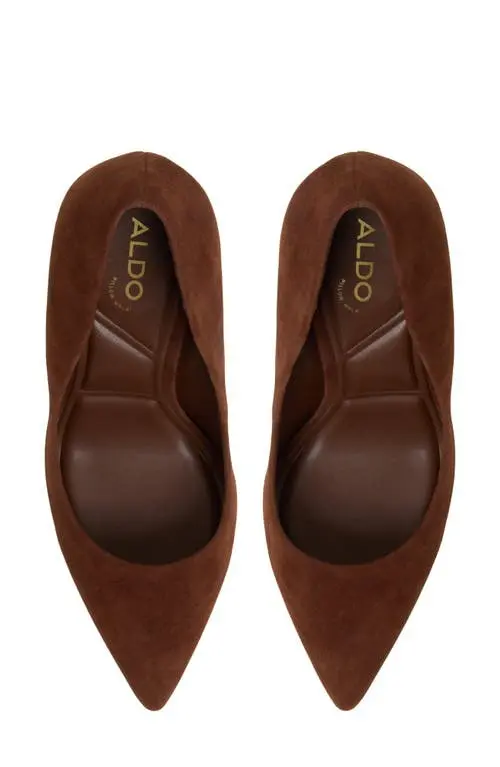 Aldo Lala Pointed-toe Pump - Brown