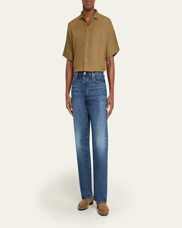 THE SEVEN CONTINENTS Relaxed-fit Straight Leg Jeans