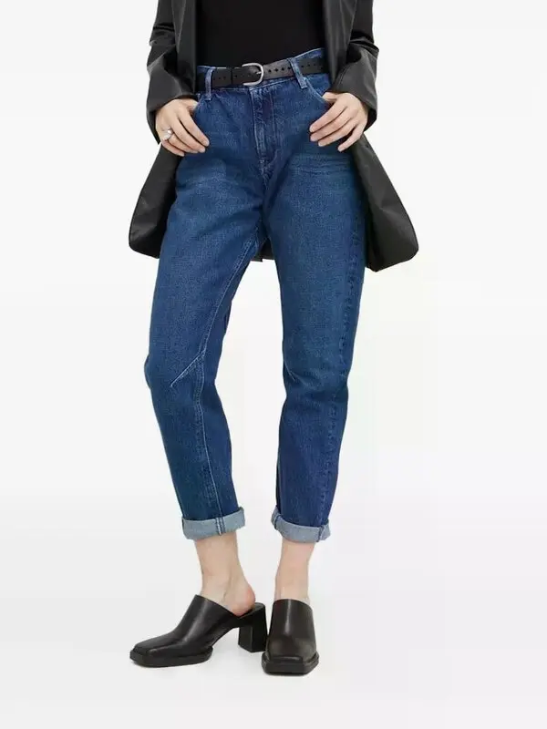 G-star Raw Logo-patch Cuffed Jeans