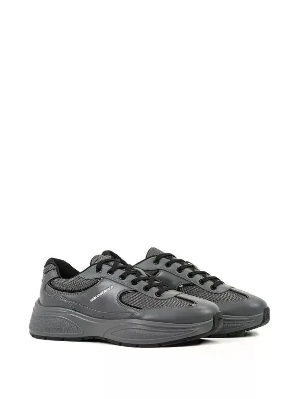Karl Lagerfeld Mesh-panelled Chunky Sneakers - Grey