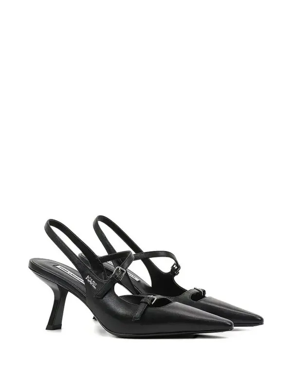 Karl Lagerfeld Slingback Buckle Pumps