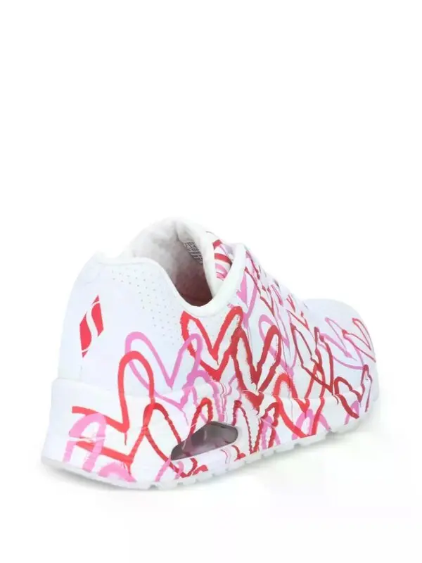 Sketchers Heart-print Low-top Sneakers