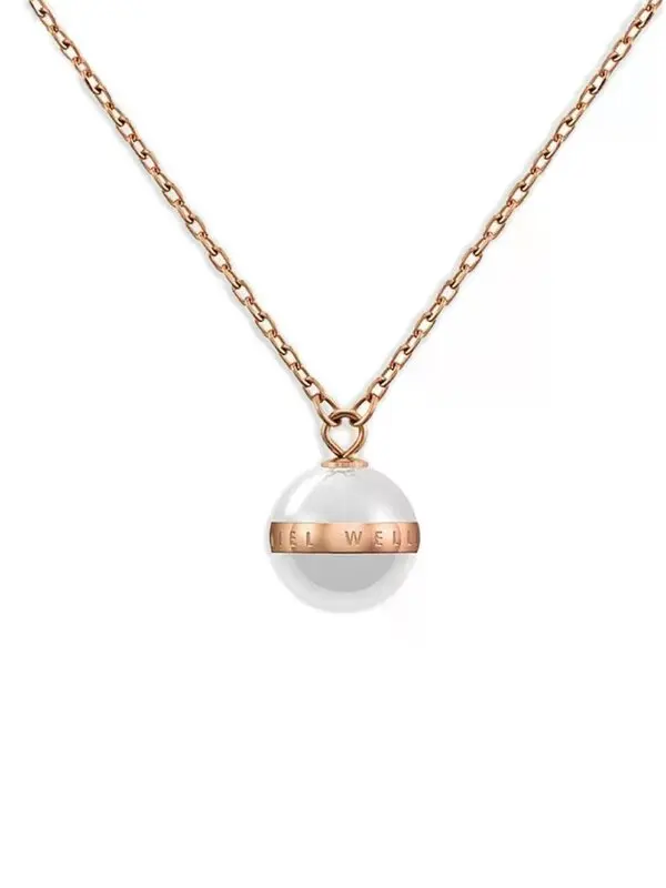 DANIEL WELLINGTON Sphere Pendant Chain Necklace - Gold