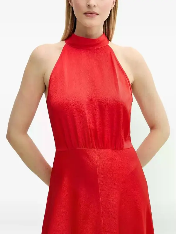 SAMSOE SAMSOE Halterneck Bow Midi Dress
