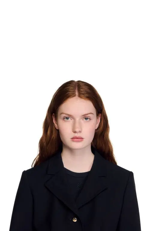 Sandro Tailored Belted Jacket