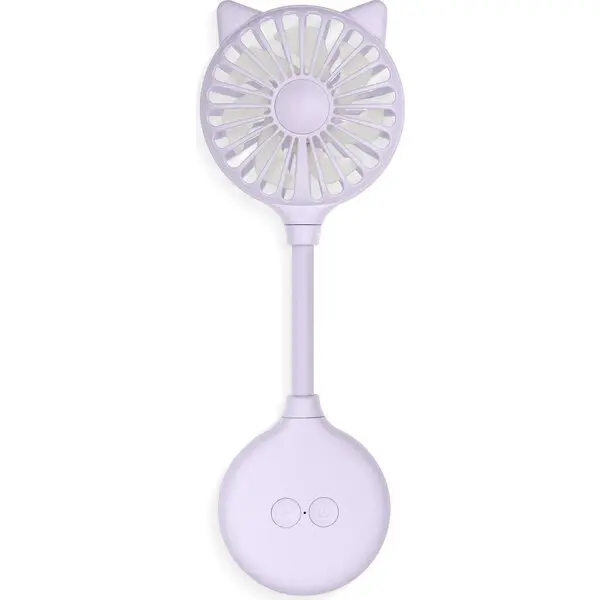 ZADRO Cat Ear Beauty Fan With Suction Cup Mount - Lavender