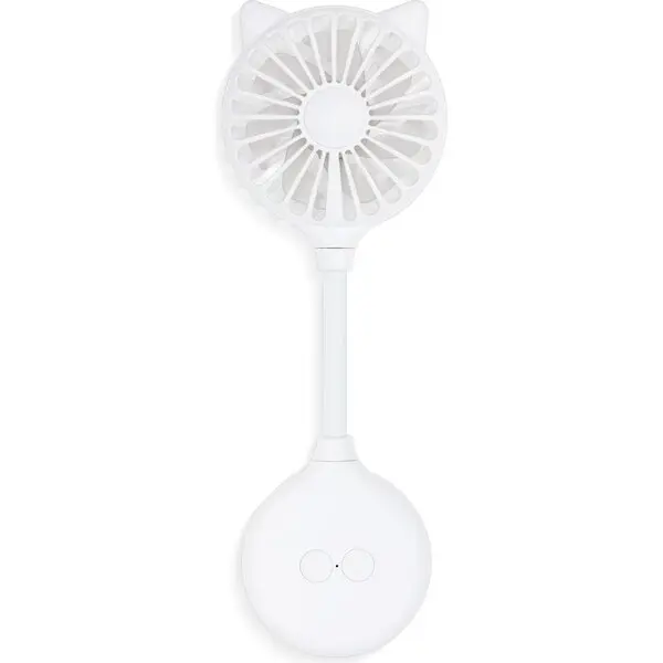 ZADRO Cat Ear Beauty Fan With Suction Cup Mount - White