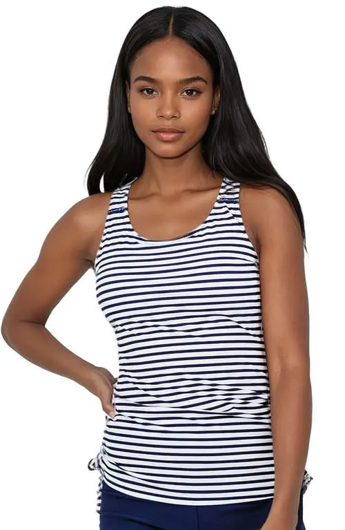 CALYPSA Maya Tankini Swim Top With Built-in Bra - Sunshine Sails