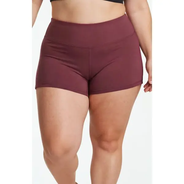 CALYPSA High-waisted Swim Shorts - Purple Haze