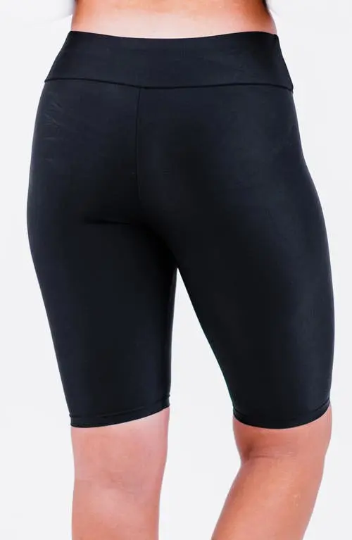 CALYPSA Long Bike Swim Shorts - Black