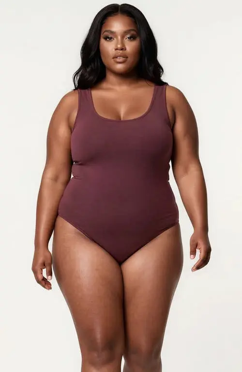 CALYPSA Mila One-piece Swimsuit With Built-in Bra - Purple Haze