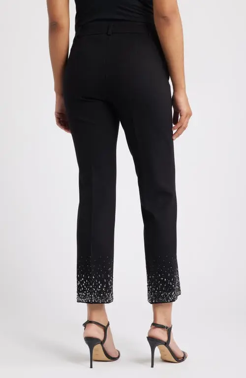 Anne Klein Crop Flare Trousers - Anne Black