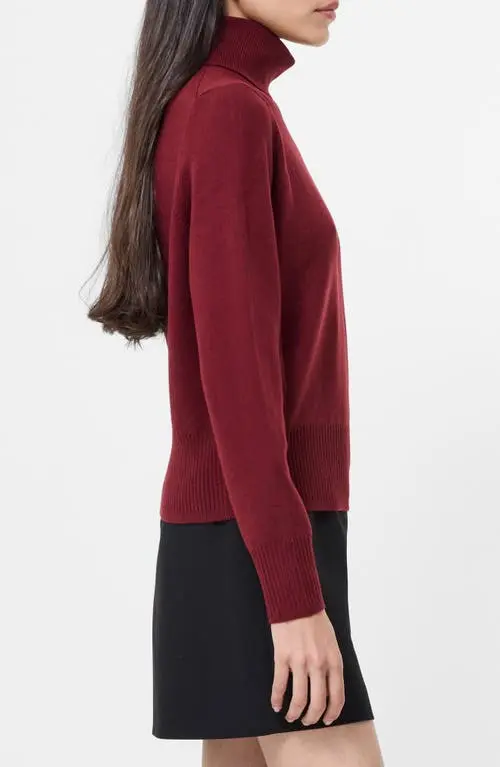 French Connection Babysoft Turtleneck Sweater - 60-cabernet