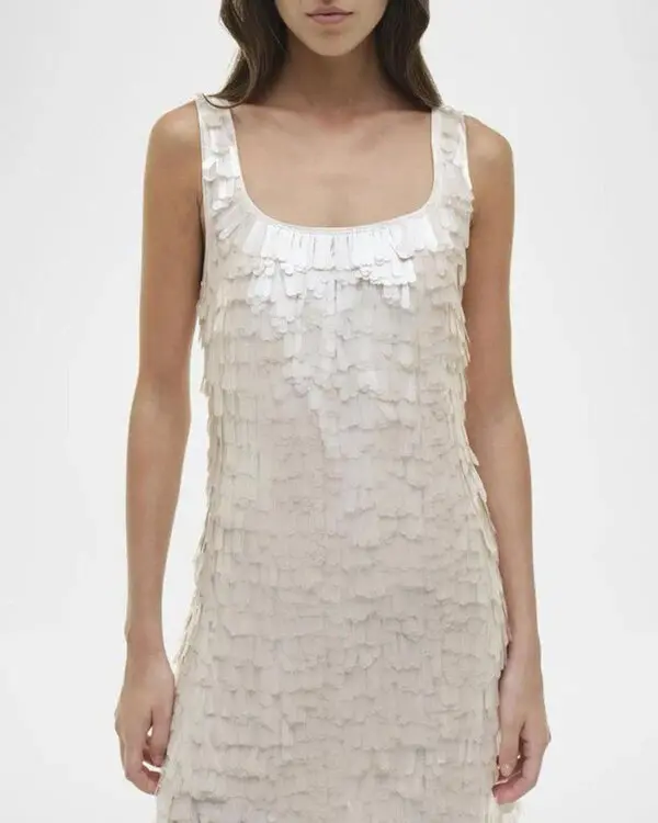 Simkhai Onyx Sleeveless Sequin Mini Dress