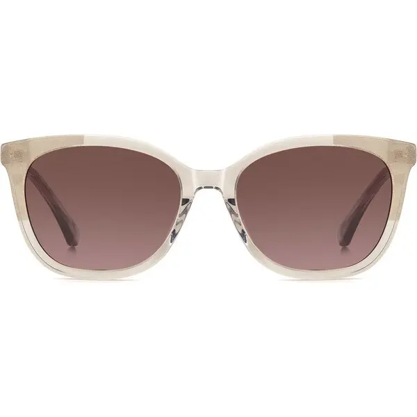 Kate Spade New York Seline 54mm Rectangular Sunglasses - Grey/pink