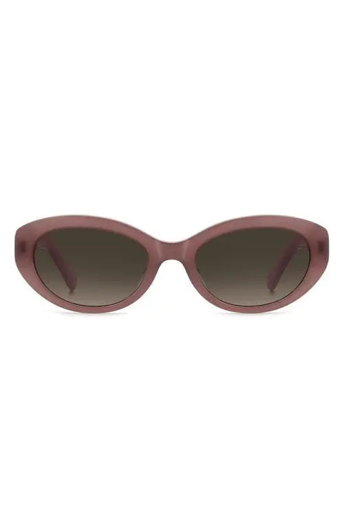 Kate Spade New York Caeley 52mm Oval Sunglasses - Brown/brown Sf