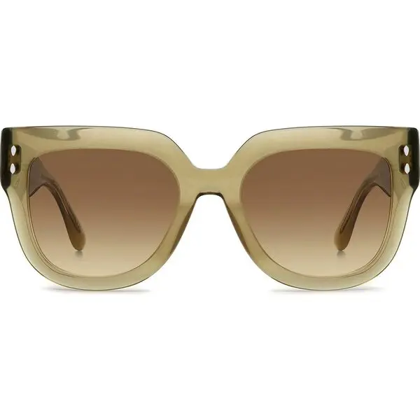 Isabel Marant 53mm Square Sunglasses - Khaki/brown Ochra