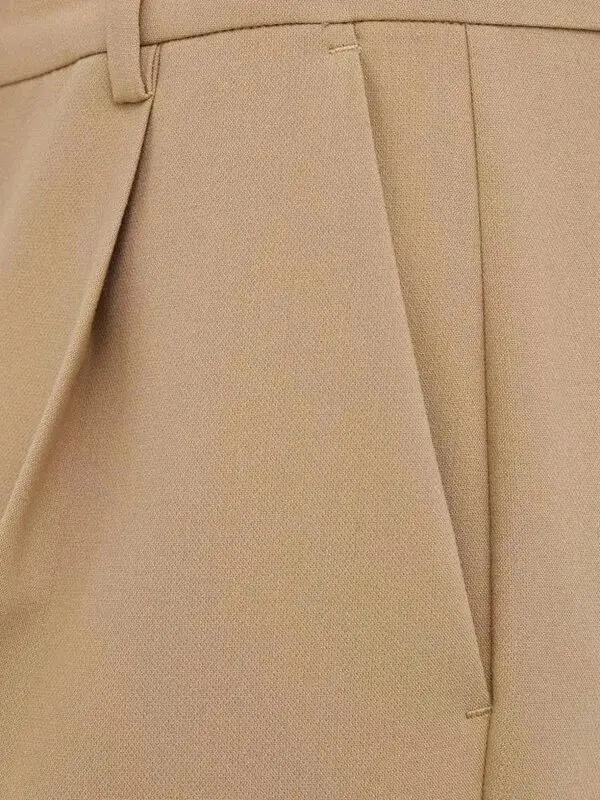 BRUUNS BAZAAR Pleated High-waisted Trousers