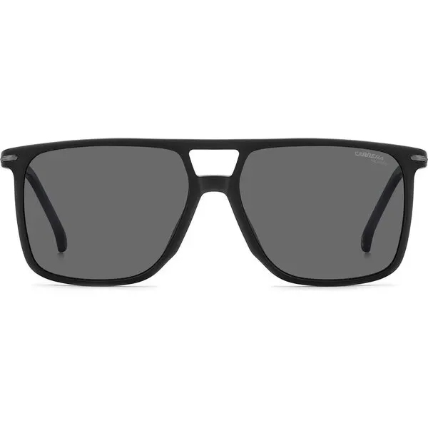 Carrera Eyewear 59mm Polarized Navigator Sunglasses - Matte Black/grey Pz