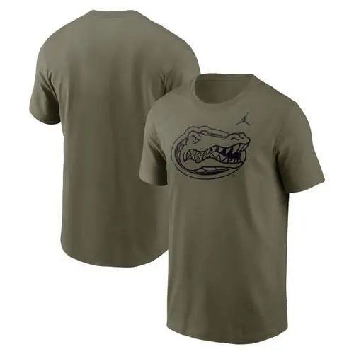 JORDAN BRAND Florida Gators Primetime Logo Performance T-shirt - Olive
